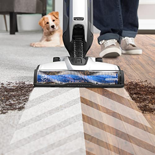 Hoover ONEPWR Evolve Pet Cordless Small Upright Vacuum Cleaner, Lightweight Stick Vac, For Carpet and Hard Floor, BH53420V, White