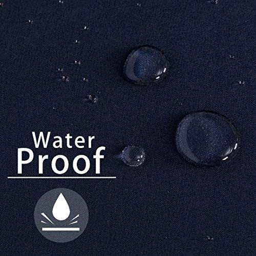 LUSHVIDA Rectangle Table Cloth β Washable Water Resistance Microfiber Tablecloth Decorative Table Cover for Banquet Party Kitchen Dining Room, Navy 60 x 84 Inch