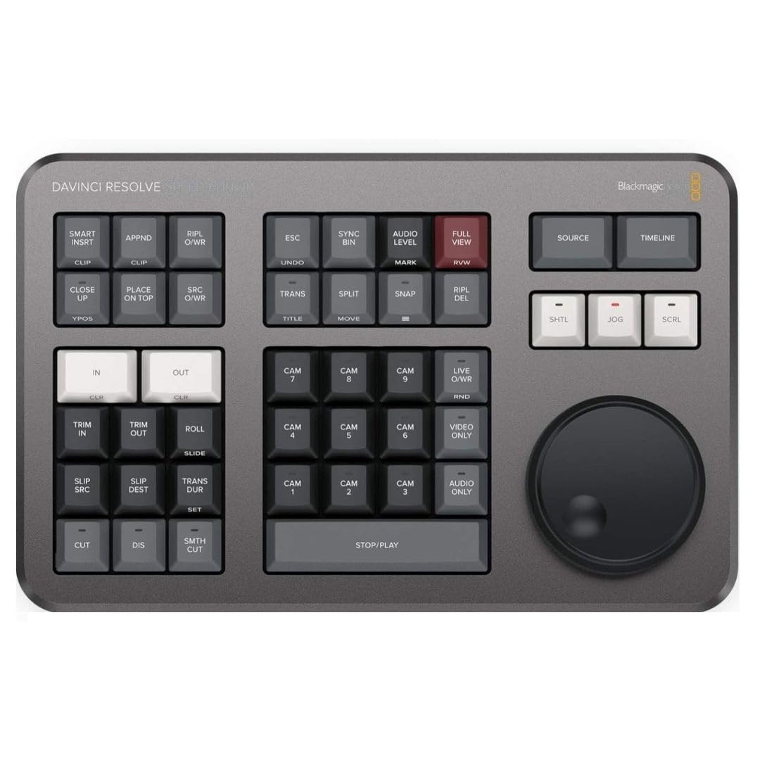 Blackmagic Design Davinci Resolve Speed Editor Bundle with Davinci Resolve 17 Studio (Activation Card) (2 Items)