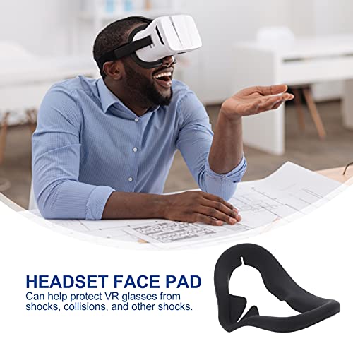 1pc Vr Eye Pads Vr Face Cover Silicone Headset Face Headset Face Cover Headset Face Pad Silicone Mask Silicone Face Mask Vr Face Mask Comfortable Face Cushion