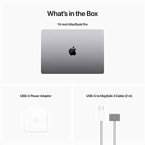 2023 Apple MacBook Pro with Apple M2 Pro Chip (14-inch, 16GB RAM, 512GB SSD Storage) (QWERTY English) Space Gray (Renewed)