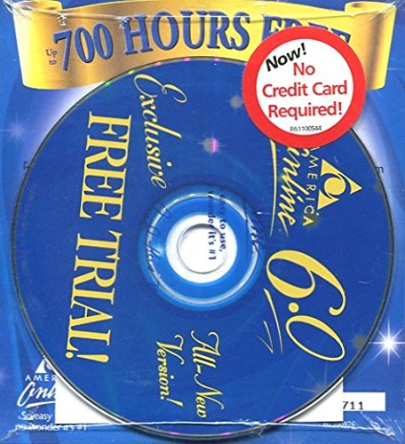 AOL ALL-NEW 6.0 CD /700 FREE HOURS/SEALED UNOPENED PACKAGE
