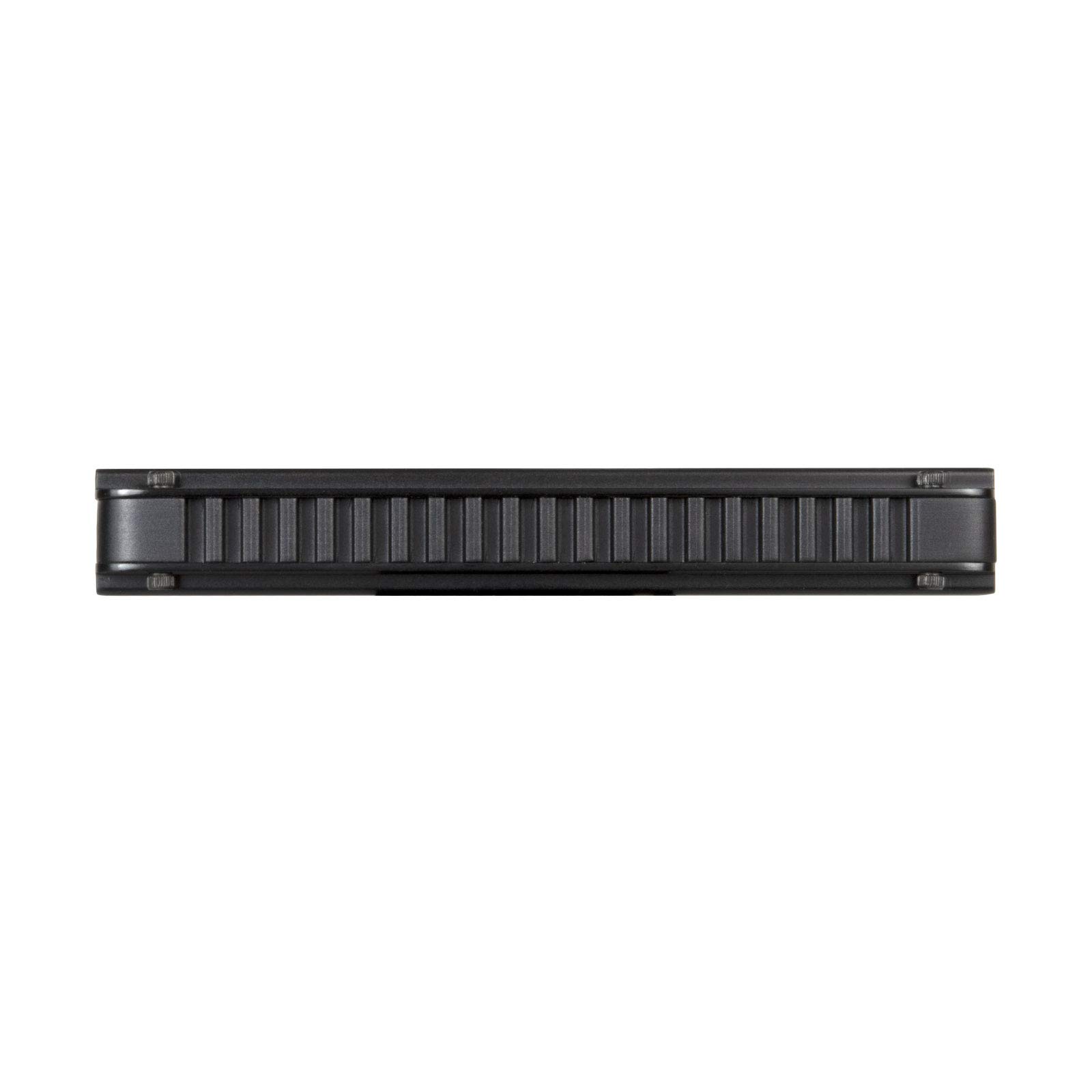 Silverstone MS12, 20Gbps SuperSpeed+ USB 3.2 Gen 2x2 Type-C to NVMe M.2 SSD Enclosure, Aluminum, Black, SST-MS12