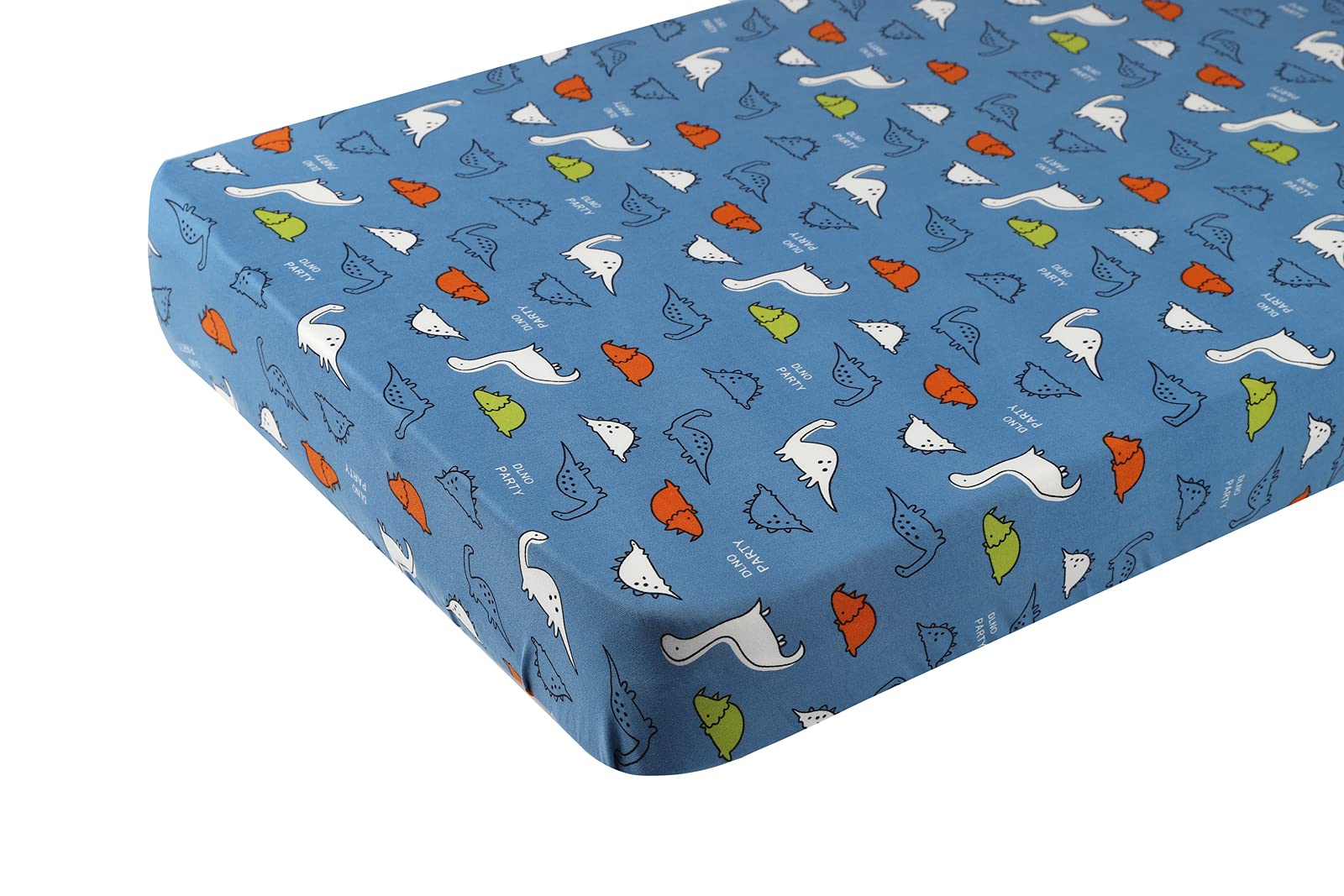 Dinosaur Fitted Crib Sheet Set 2 Pack Jersey Knit Ultra Soft Stretchy Toddler Bed Mattress Sheets for Baby Boy Elephant Giraffe Frogs by Knlpruhk