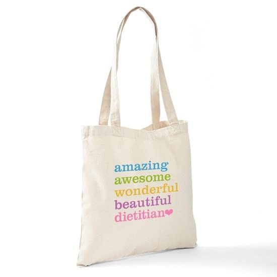 CafePress Amazing Awesome Wonderful Natural Canvas Tote Bag, Reusable Shopping Bag