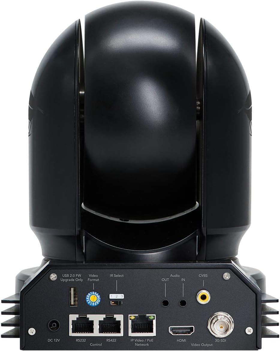 BirdDog Eyes P200 1080P Full NDI PTZ Camera with Sensor & HDMI/3G-SDI, Black