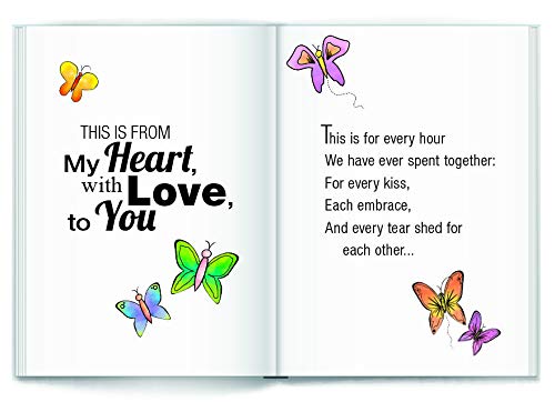 Blue Mountain Arts Little Keepsake Book "I Love You This Much" 4 x 3 in. Sentimental Pocket-Sized Gift Book—Perfect Anniversary, Valentine's Day, or “Just Because I Love You” Gift for Him or Her