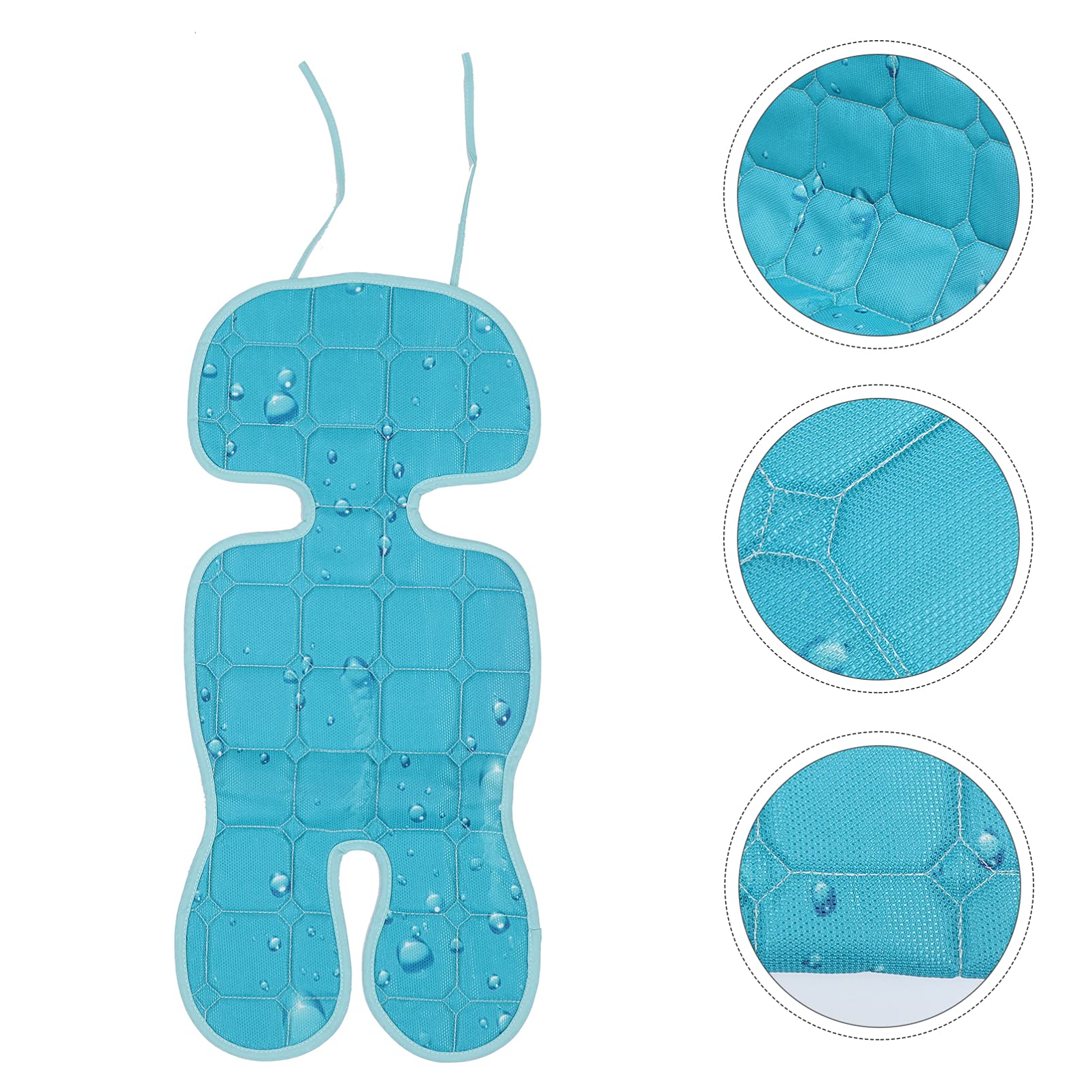 TOYANDONA Baby Seat Liner Ice Silk Infant Car Seat Cooler Stroller Cooling Mat Breathable Seat Pad Cushion for Universal Car Seat & Stroller(Random Color)