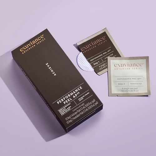 EXUVIANCE Performance Peel AP25 At-Home Chemical Peel with Glycolic, Mandelic and Polyhydroxy Acids, 13 ct.