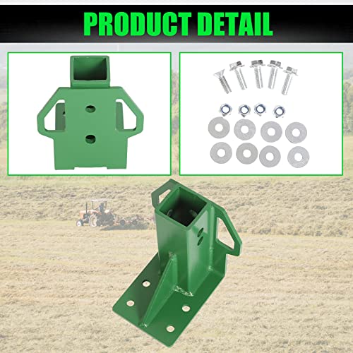 HECASA Rear Trailer Hitch ReceiverĀ for John Deere Gator 4x2 6x4 Old Style with Bolt