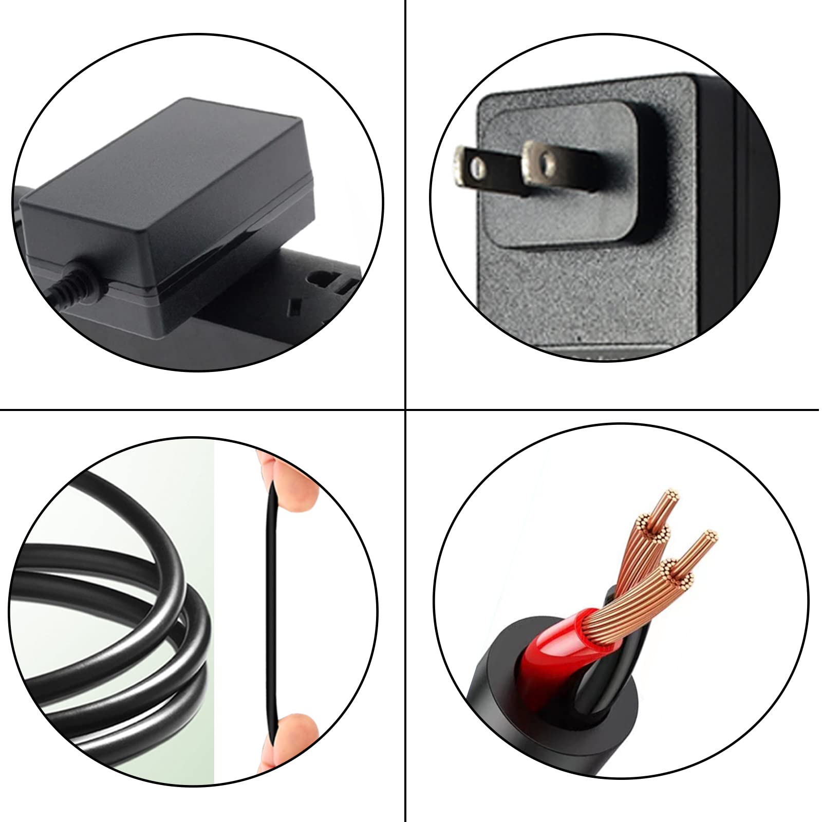 15V AC DC Adapter Charger Power Supply Adapter