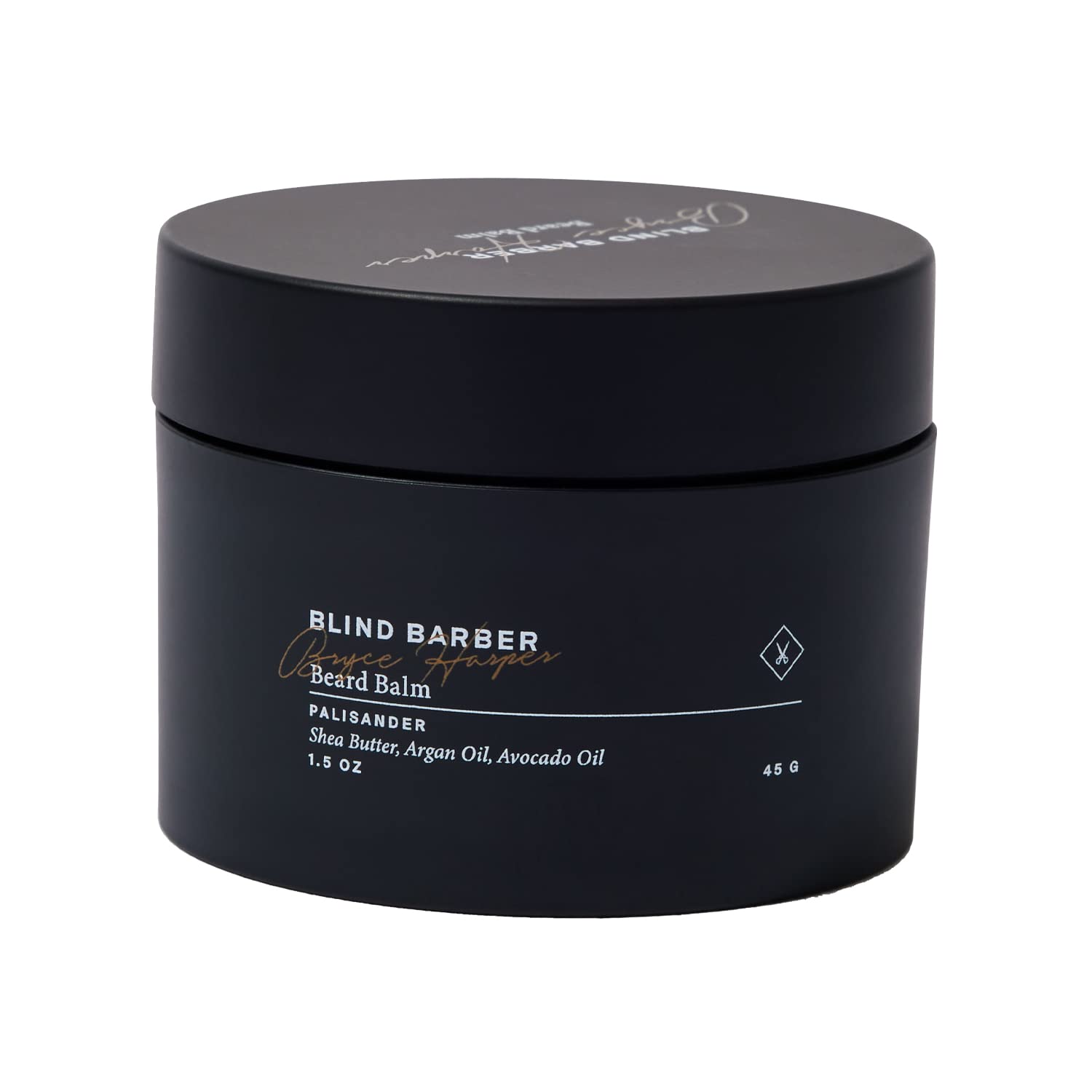 Blind Barber Bryce Harper Beard Balm - Moisturizing Facial Hair Wax with Beeswax, Jojoba & Avocado Seed Oils for Men (1.5oz / 45g)