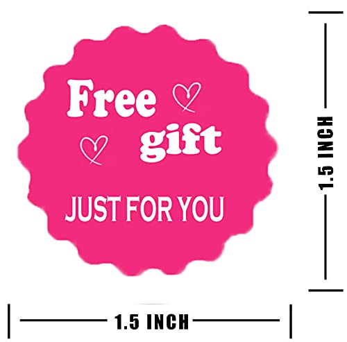 YOUOK Mail Just for You Stickers,1.5 Inch Round Pink Customer Appreciation Thank You Sticker Labels for Small Businesses,Mailing Envelopes,Small Shop,Packaging(500PcsRoll)