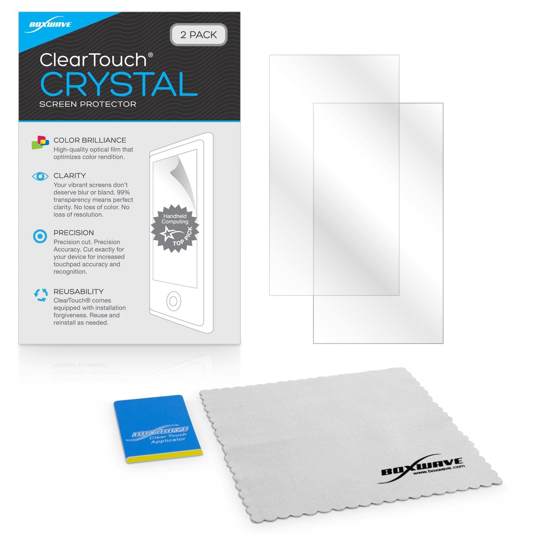BoxWave Screen Protector Compatible with Samsung Family Hub Refrigerator with AKG Speaker - ClearTouch Crystal (2-Pack), HD Film Skin - Shields from Scratches