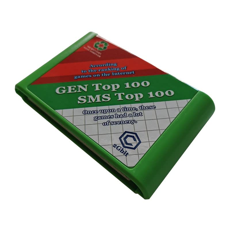 16 Bit 100-in-1 Genesis Megadrive Catridge &100 in 1 Master System Game Cartridge For Sega MD Mega Drive Genesis