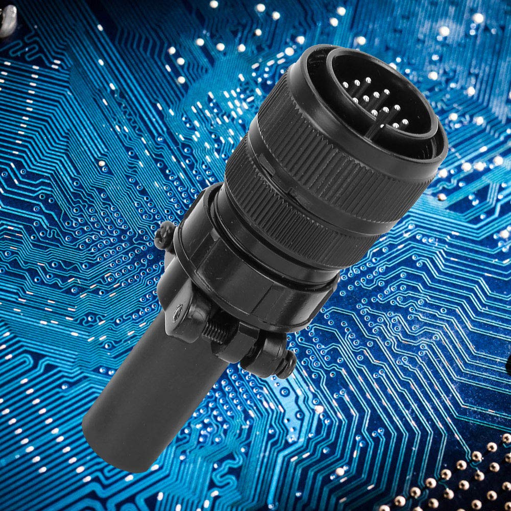 14 Pin Male Plug, Black Wire Feeder TIG Welding Accessories Plug Wire Cable Connector For Millers Welder Household, Welding Equipment And Accessories