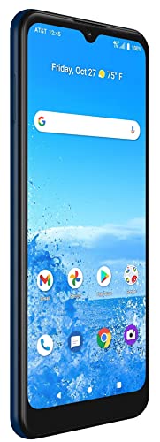 AT&T Motivate 2, 32GB, Maritime Blue - 4G LTE Prepaid Smartphone - Carrier Locked to AT&T