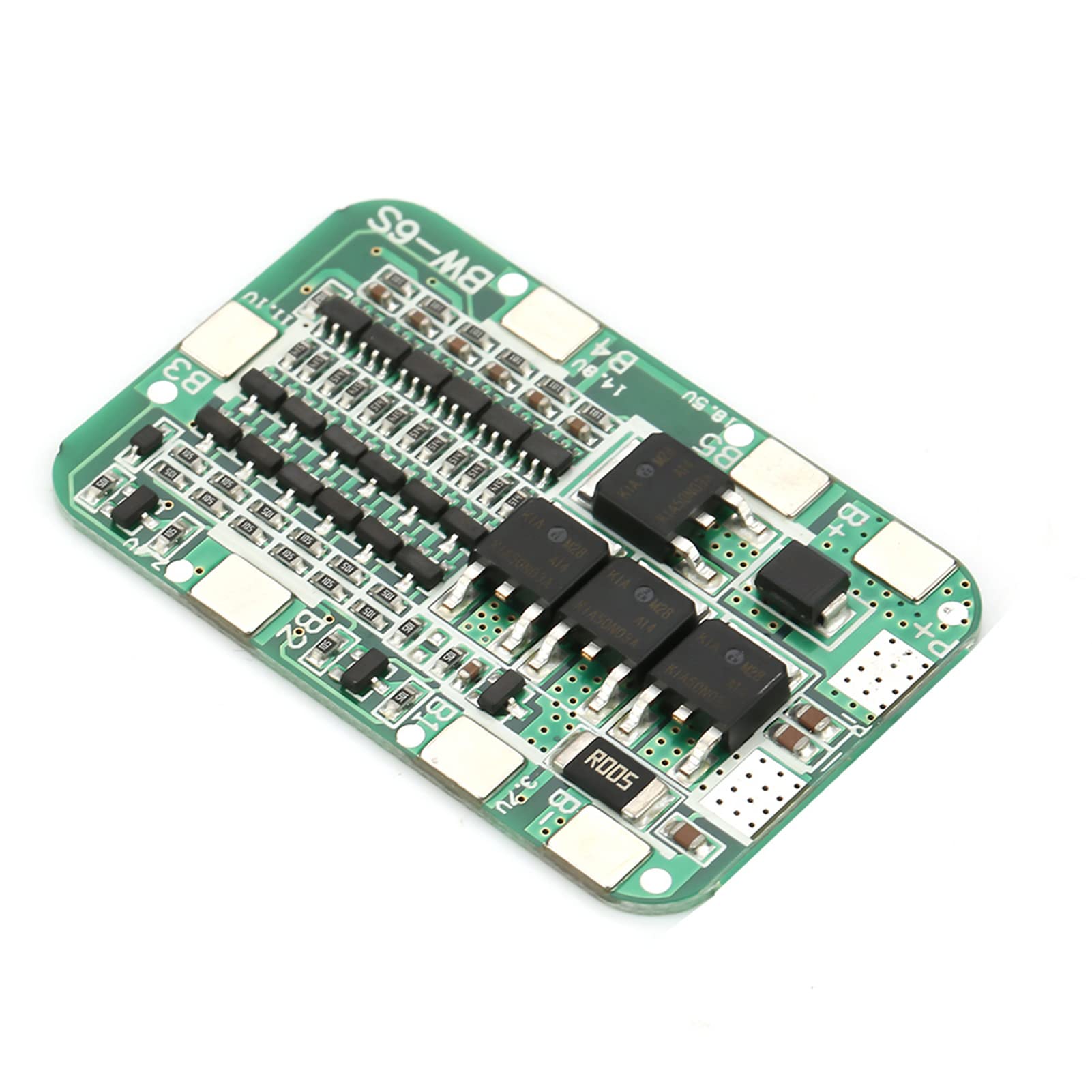 BMS 6S 15A 22V 24V Protection Board Lithium Battery Charger PCB Protection Board Overcharge/Overdischarge/Overcurrent/Short Circuit Protect for Li-ion Cell