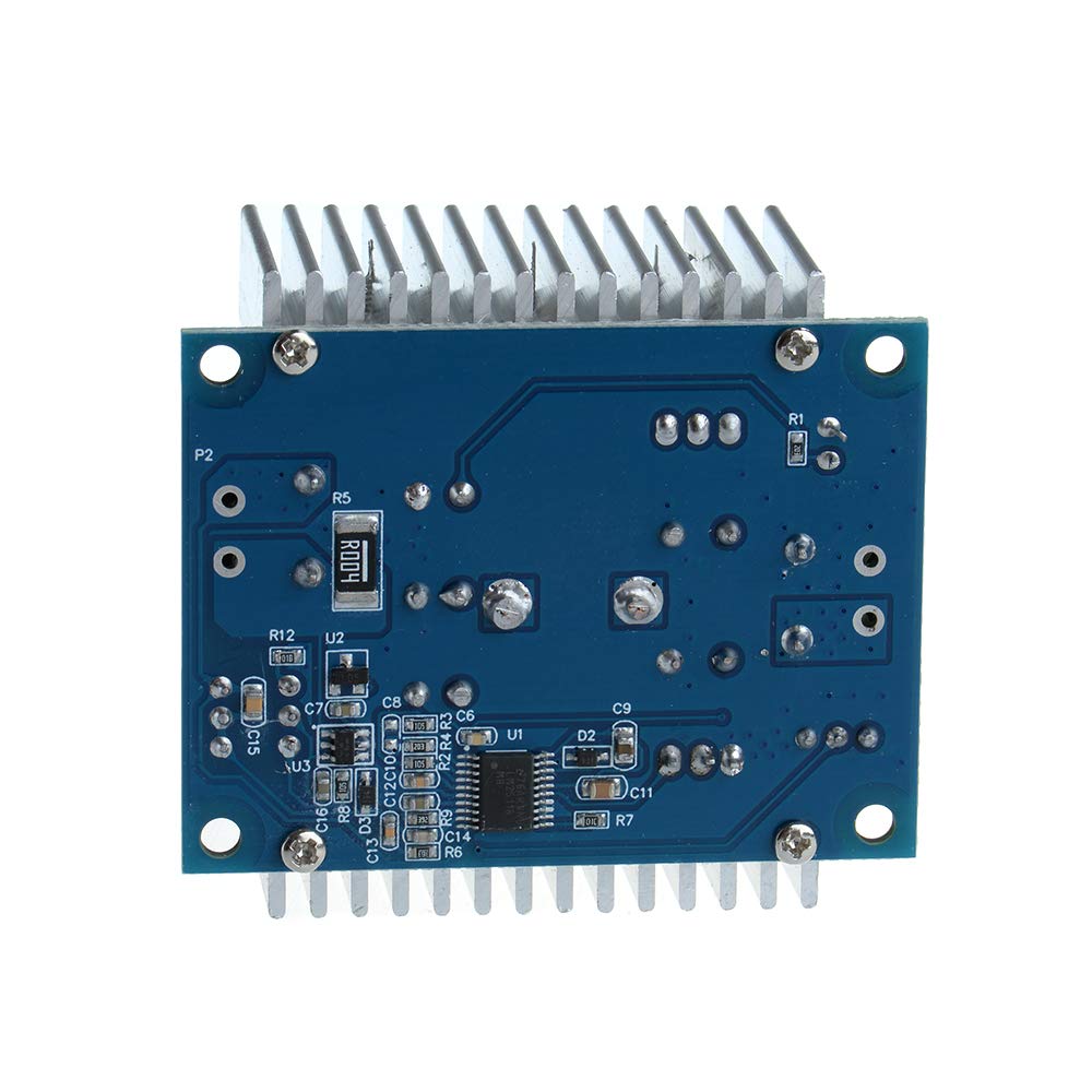 Anmbest Constant Current CC CV Buck Converter Module DC 6-40V to 1.2-36V 20A 300W Adjustable Step Down Voltage Regulator Power Supply Module with Short Circuit Protection Function