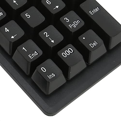 19 Keys Numeric Keypad, Mini USB Mechanical Numpad with Floating Keys, Gaming Keyboard, Portable Ergonomic Number Pad for Laptops, Computers