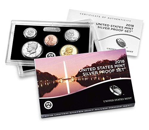 2018 S US Silver Proof Set Beautiful Cameo Finish Proof