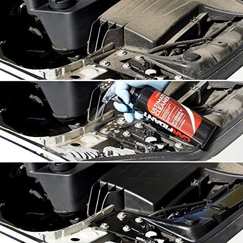 Carfidant Ultimate Car Interior Cleaner - Automotive Interior & Exterior Cleaner All Purpose Cleaner for Car Carpet Upholstery Leather Vinyl Cloth Plastic Seats Trim Engine Mats - Universal Car Cleaning Kit