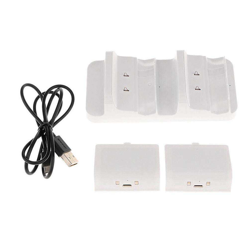 Anniston Kids Toys, USB Dual Controller Charger Dock Station Base with Battery Packs for Xbox One S Learning & Education for Children Toddlers Boys Girls