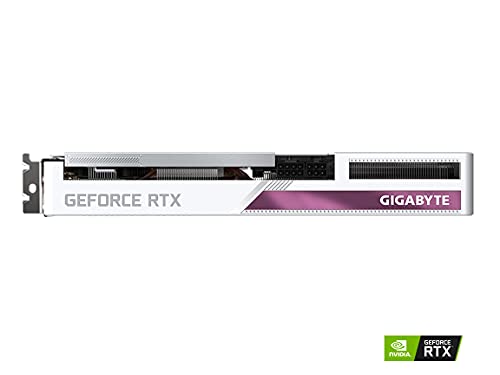 GIGABYTE GeForce RTX 3060 Ti Vision OC 8G Graphics Card, WINDFORCE 3X Cooling System, LHR, 8GB 256-bit GDDR6, GV-N306TVISION OC-8GD REV2.0 Video Card