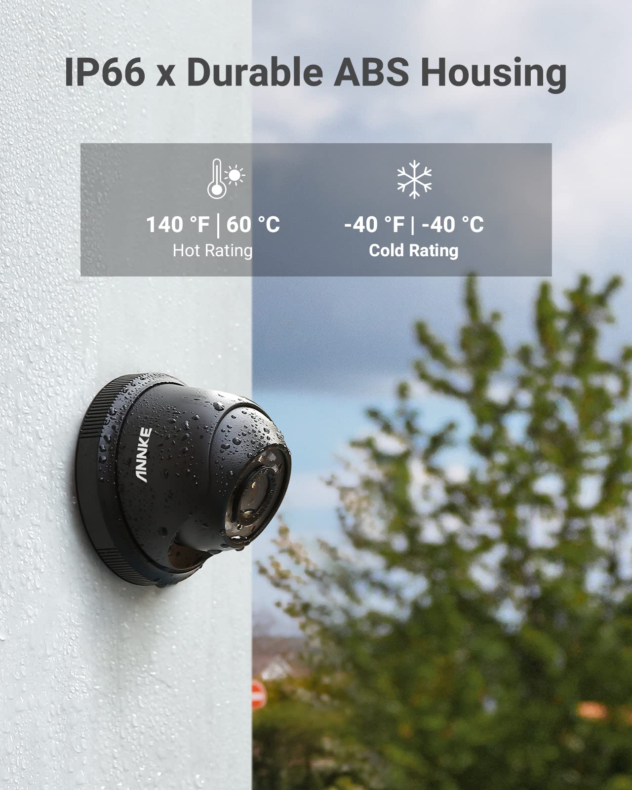 ANNKE 8CH Wired Security Camera System Outdoor, H.265+ Surveillance DVR Recorder with 8 x 1080p Home CCTV Cameras, Up to 100 ft Night Vision, Motion Detection, Easy Remote Access, 1TB Hard Drive