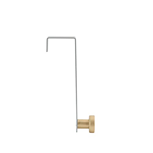 Elle Decor Elle Décor 3 Pack Single Over The Door Grey Bath-Towel-Hooks