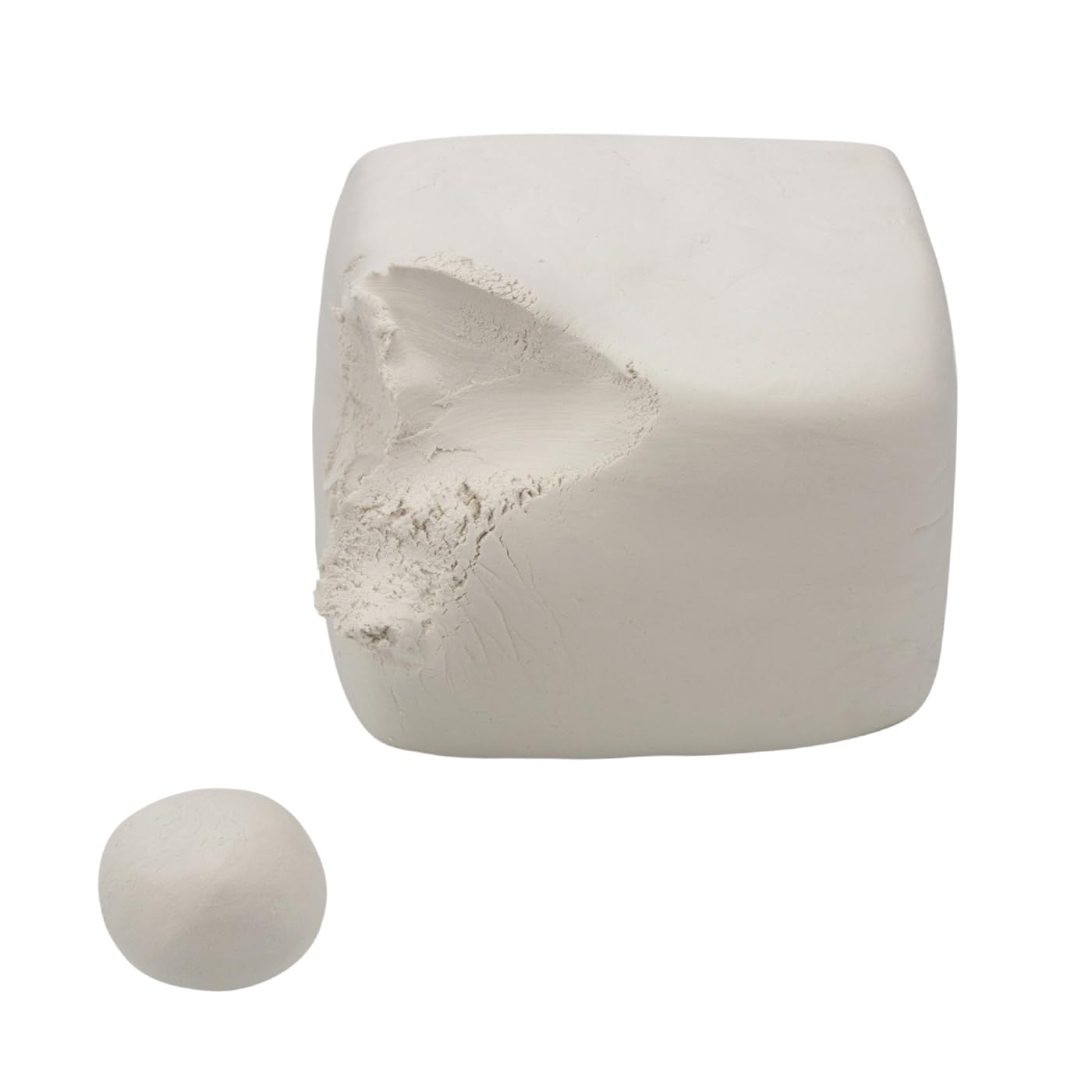 19 lbs Natural Air-Dry Clay, Air-Hardening Modeling Clay, Pottery Clay, Baking Clay, Self Hardening Pottery Clay, All-Purpose Modeling Clay, White