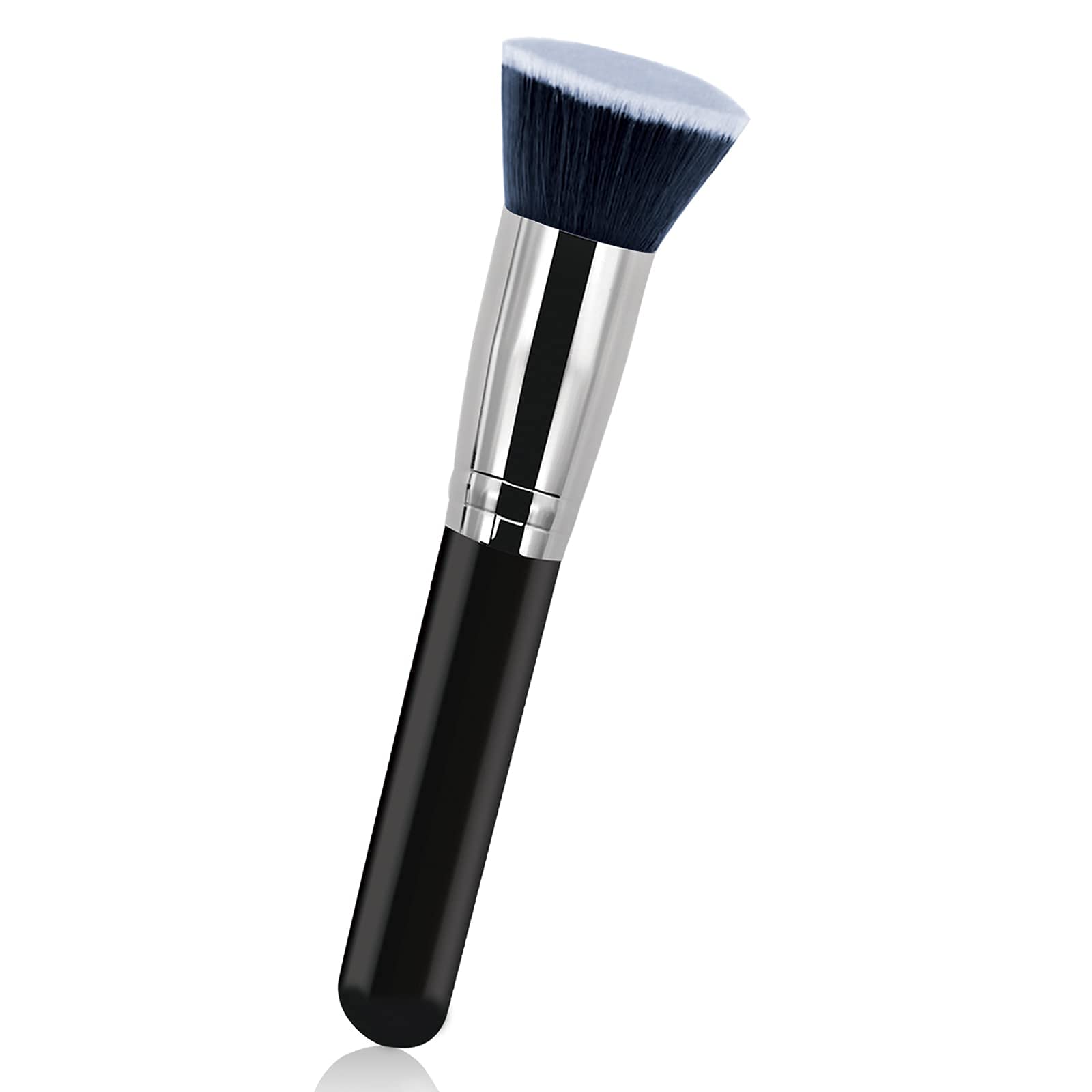Flat Top Kabuki Foundation Brush By Raffaello - Premium Makeup Brush for Liquid, Cream, and Powder - Buffing, Blending, Flawless Face Brush