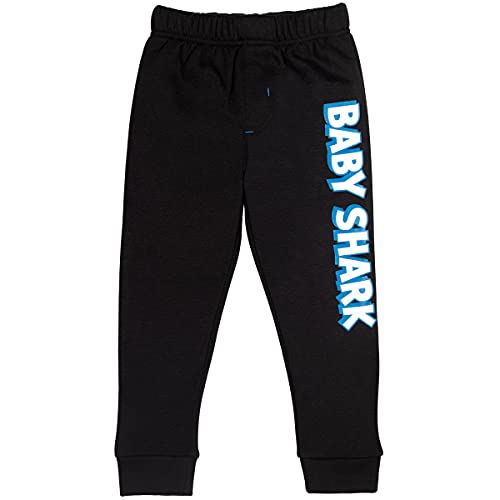 Pinkfong Baby Shark Toddler Boys Long Sleeve T-Shirt Fleece Pant Set Blue 3T