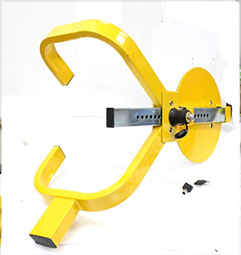 9TRADING Wheel Lock Clamp Boot Tire Claw Trailer Auto Car Truck Anti-Theft Towing Boot
