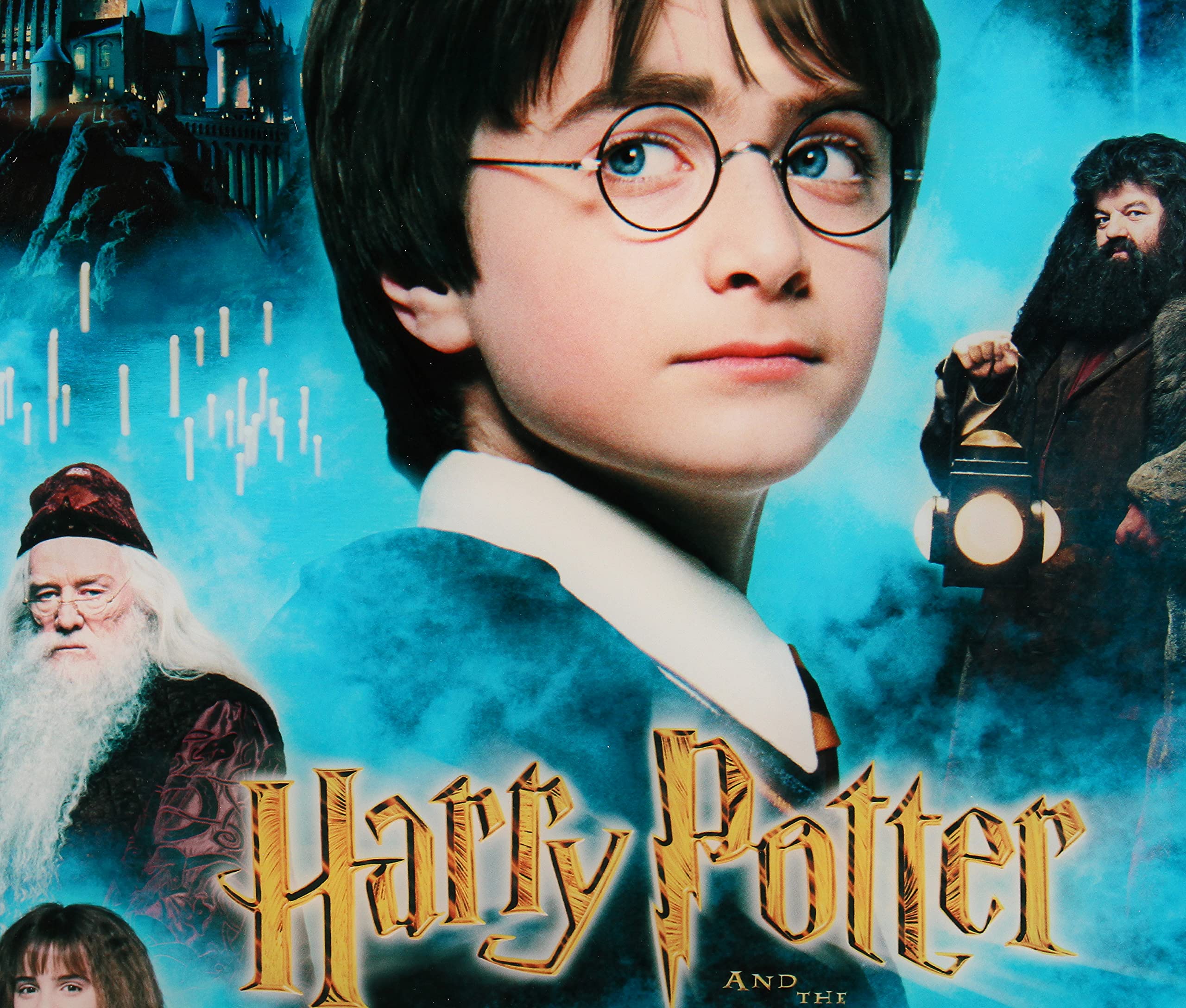 Harry Potter - Impression en Verre - Philosopher's Stone - 30X40 Cm
