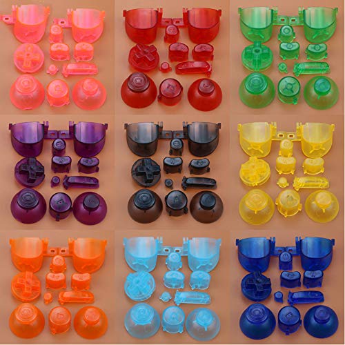 A B X Y Z Button & Thumbstick Button D-pad Mod Kits for Gamecube NGC Controller -Clear