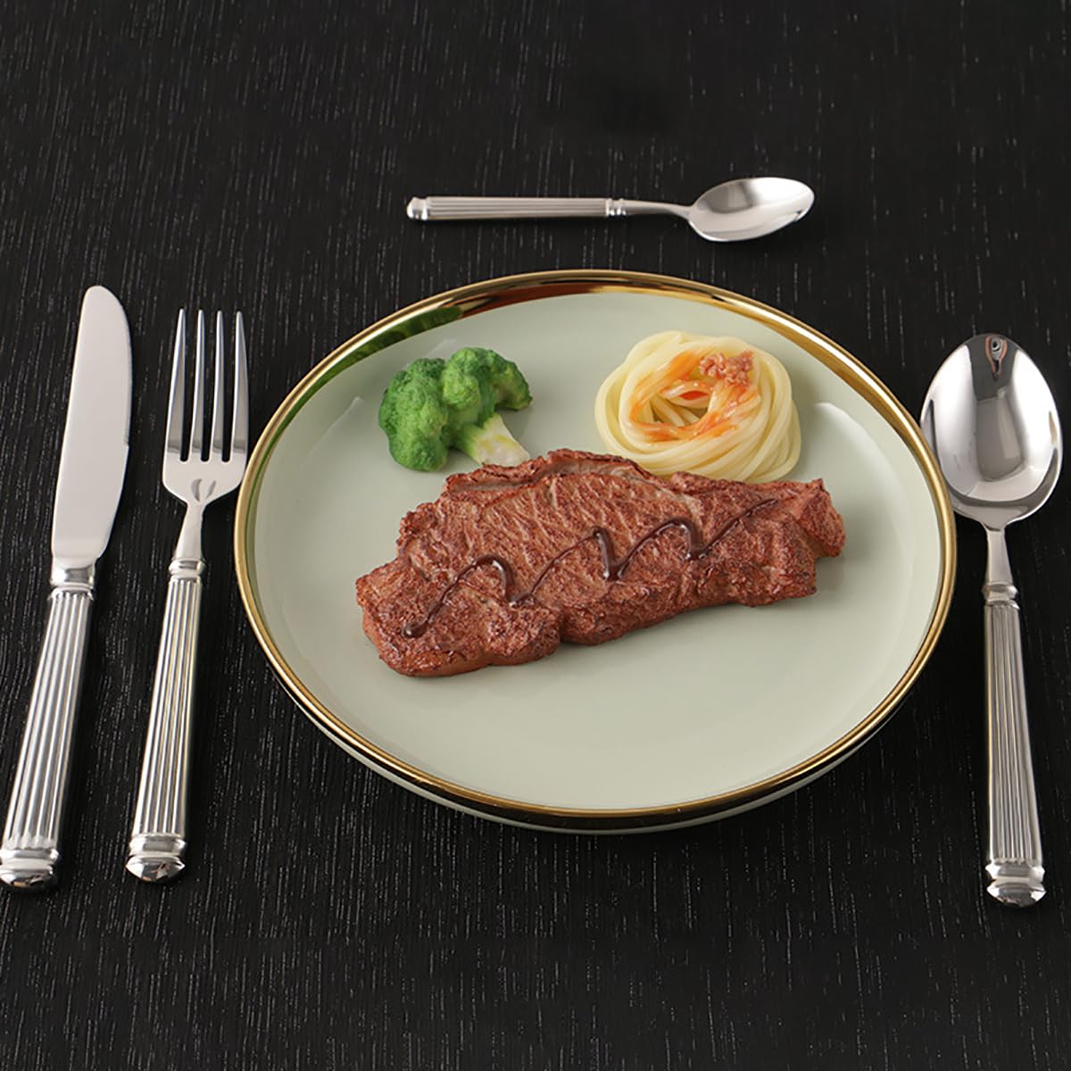 16 Piece Silverware Set for 4,Roman column Luxury 18/10 Stainless Steel Flatware,Cutlery Set Mirror Polished Forks Spoons and Knives Set Utensils Sets for Home Kitchen Restaurant Gift Box Packing
