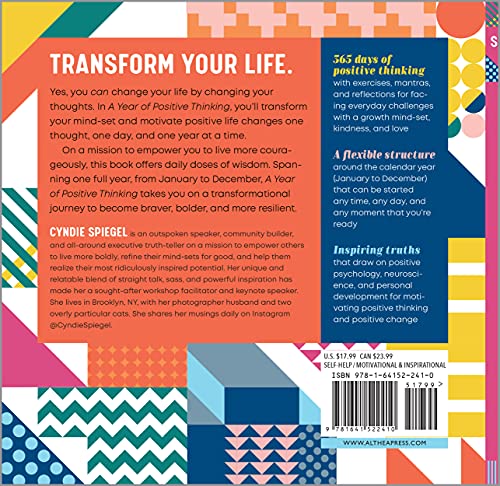A Year of Positive Thinking: Daily Inspiration, Wisdom, and Courage (A Year of Daily Reflections)