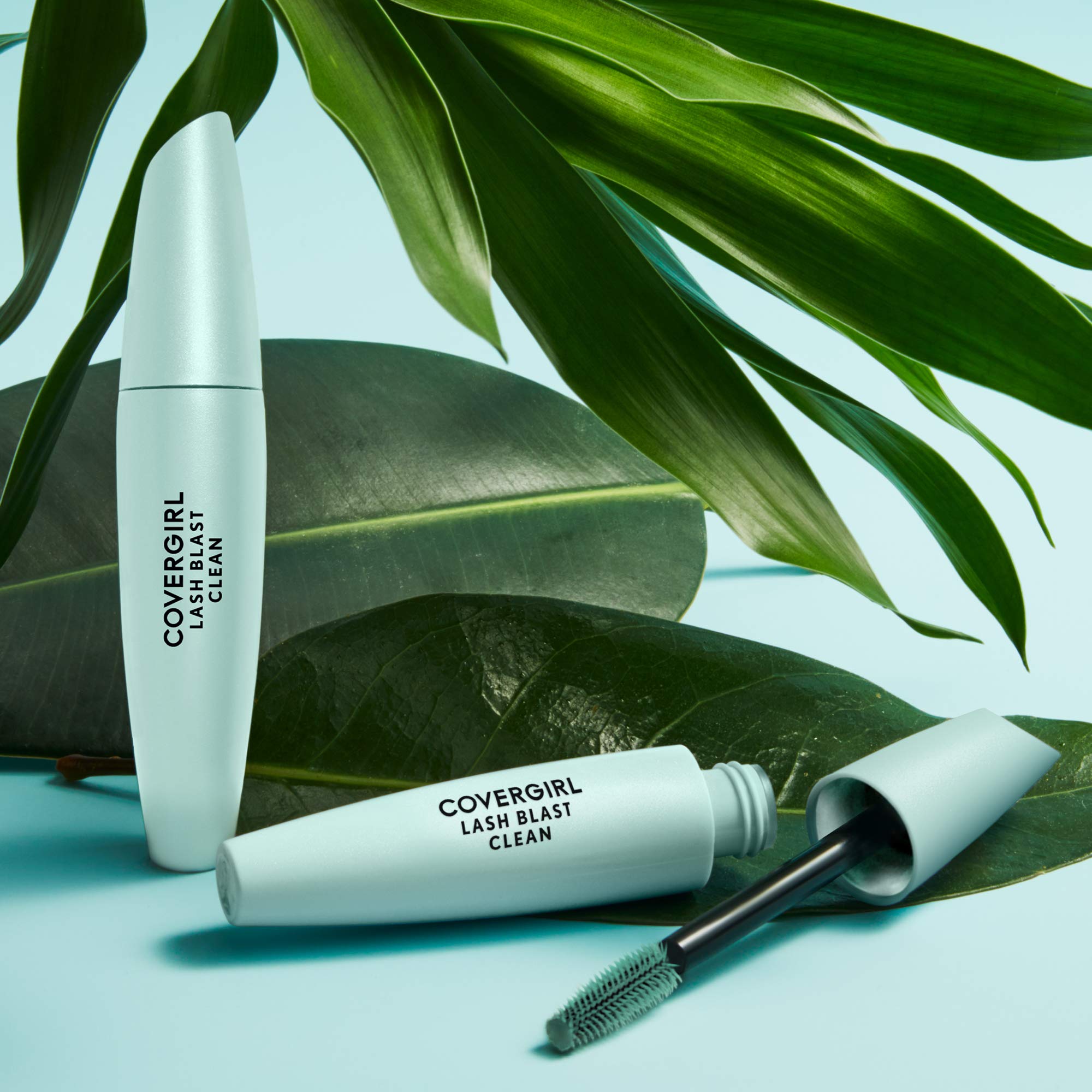 CoverGirl Lash Blast Clean Volume Waterproof Mascara, Vegan Formula, Volumizing, Smudge-Proof, Cruelty Free, Very Black, 1 Count
