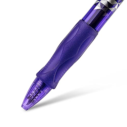 BIC Gel-ocity Quick Dry Special Edition Fashion Gel Pen, Medium Point (0.7mm), Assorted Fashion Colors, 2-Count