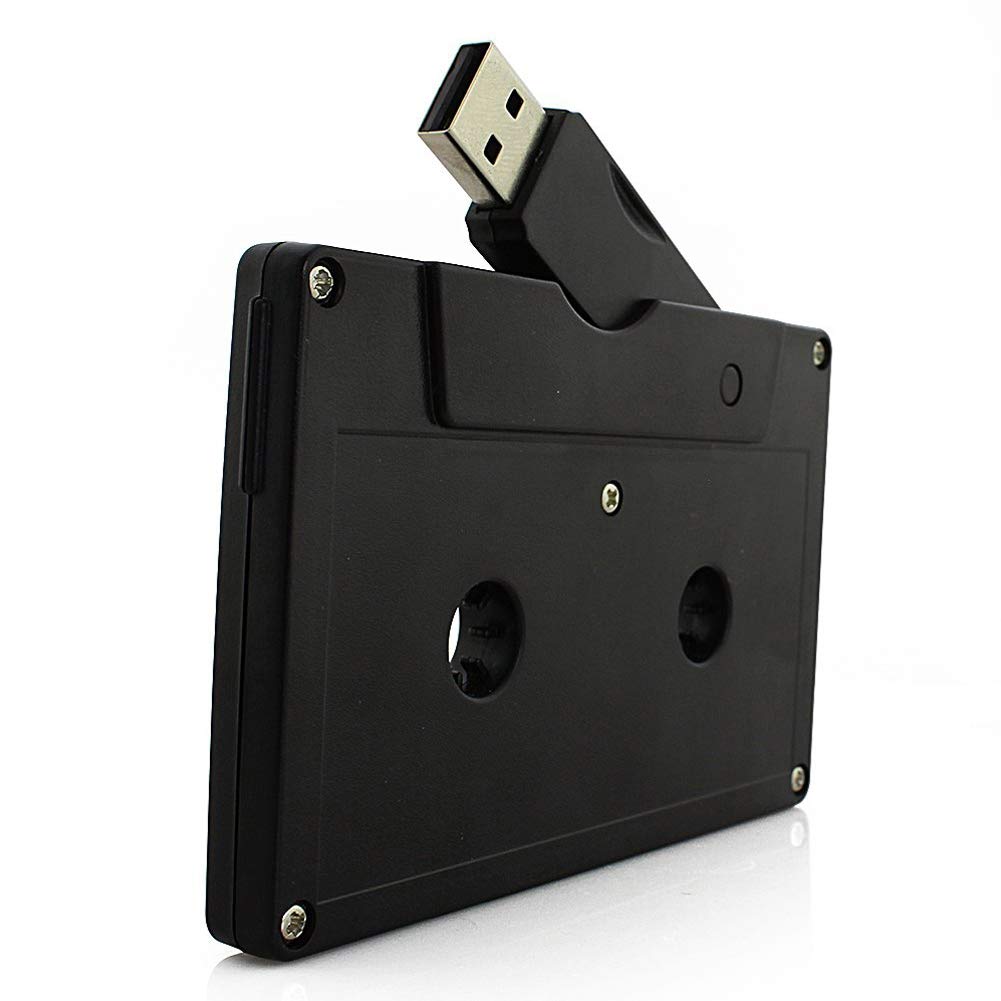 64GB USB 2.0 Flash Drive Black Cassette Tape Shape Memory Stick Flash Drive Pendrive Thumb Drive Jump Drive U Disk