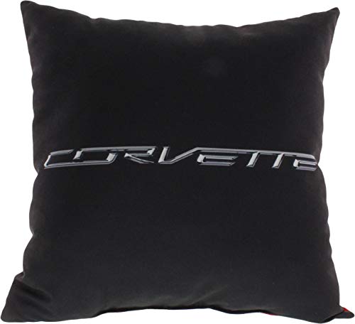 College Covers Corvette Pillow, 16" x 16", Red