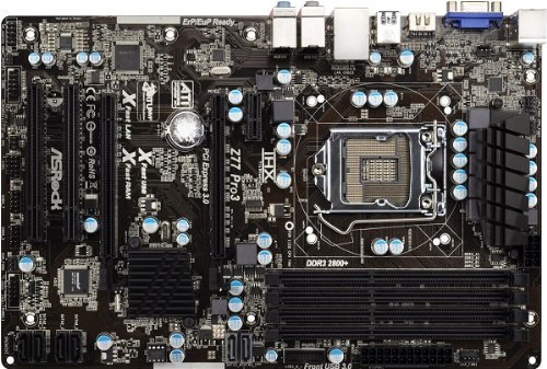 ASRock Z77 PRO3 -LGA1155 Intel Z77 Chipset CrossFireX/ SATA3&USB3.0/ A&GbE/ATX Motherboard
