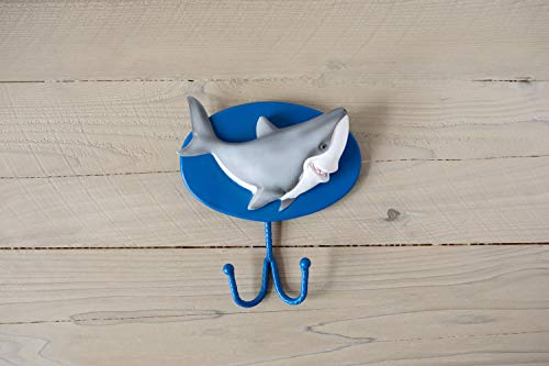 Borders Unlimited Fish 'N Sharks Towel or Coat/Bookbag Wall Hook, Multicolor