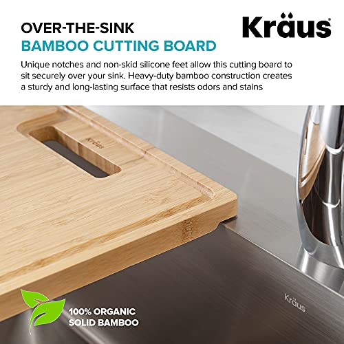 Kraus KCB-101BB Kore Cutting Board, 17" x 12 1/2"
