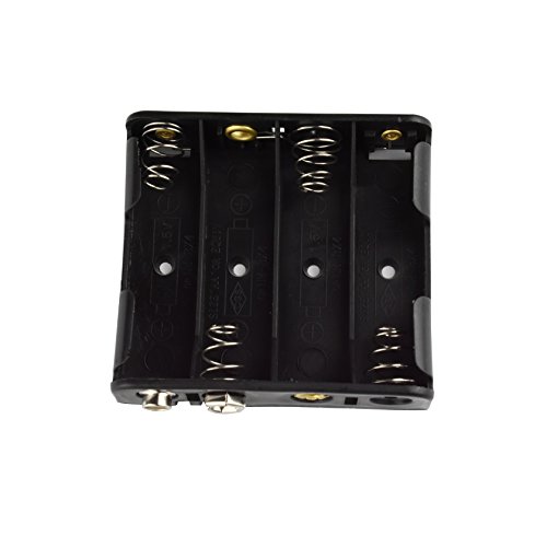 4 x 1.5V (6V) AA Battery Holder 9V I Type Snap Connector Plastic Housing (3+3) Pcs