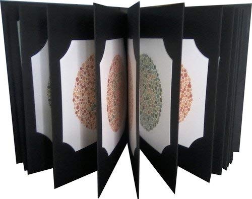 Crabby Ishihara Test Chart Books for Color Deficiency 38 Plates Latest Edition with User Manual