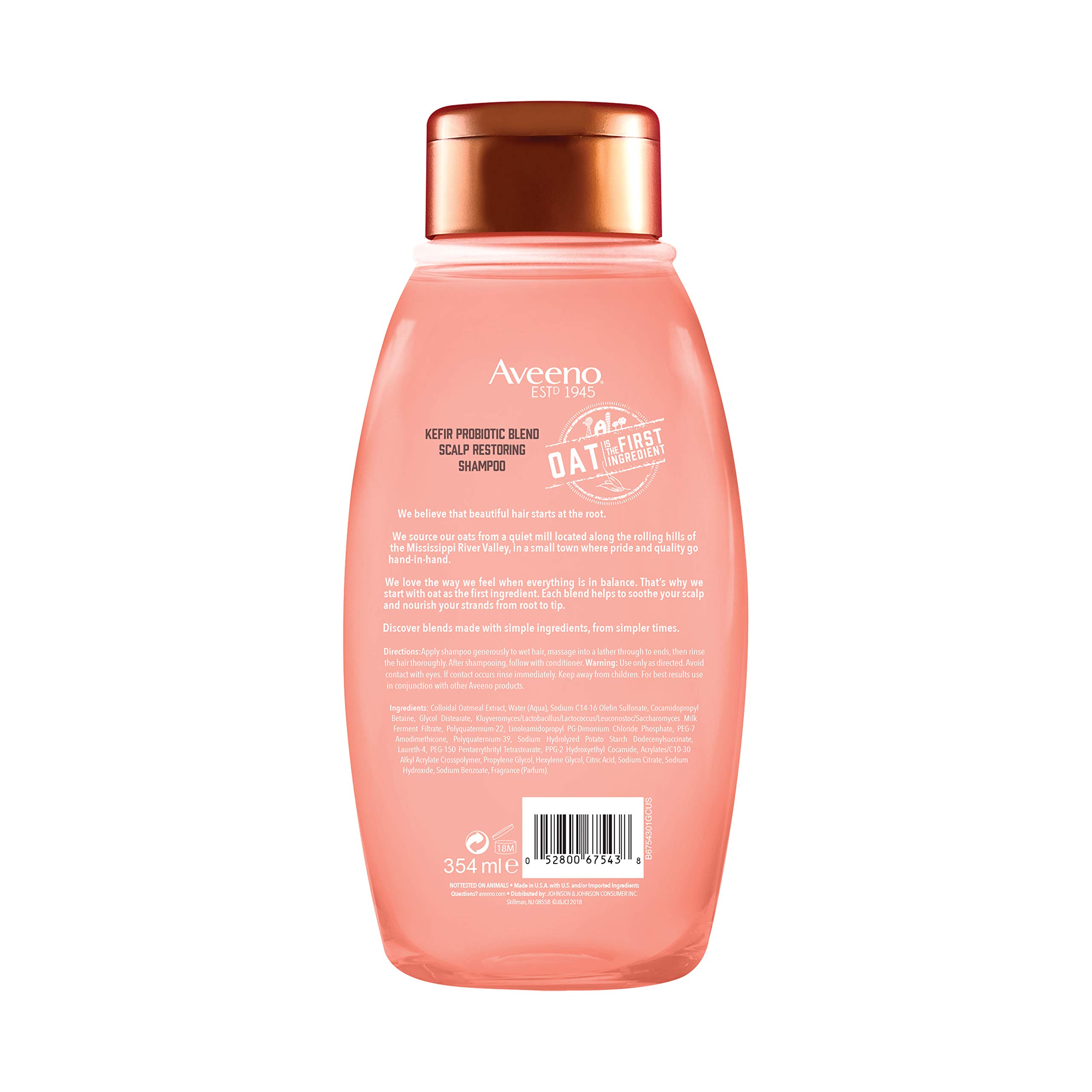 Aveeno Kefir Probiotic Blend Shampoo, 12oz