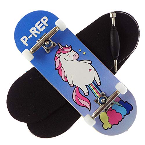 P-REP Smell The Rainbow - Solid Performance Complete Wooden Fingerboard (Chromite, 32mm x 97mm)