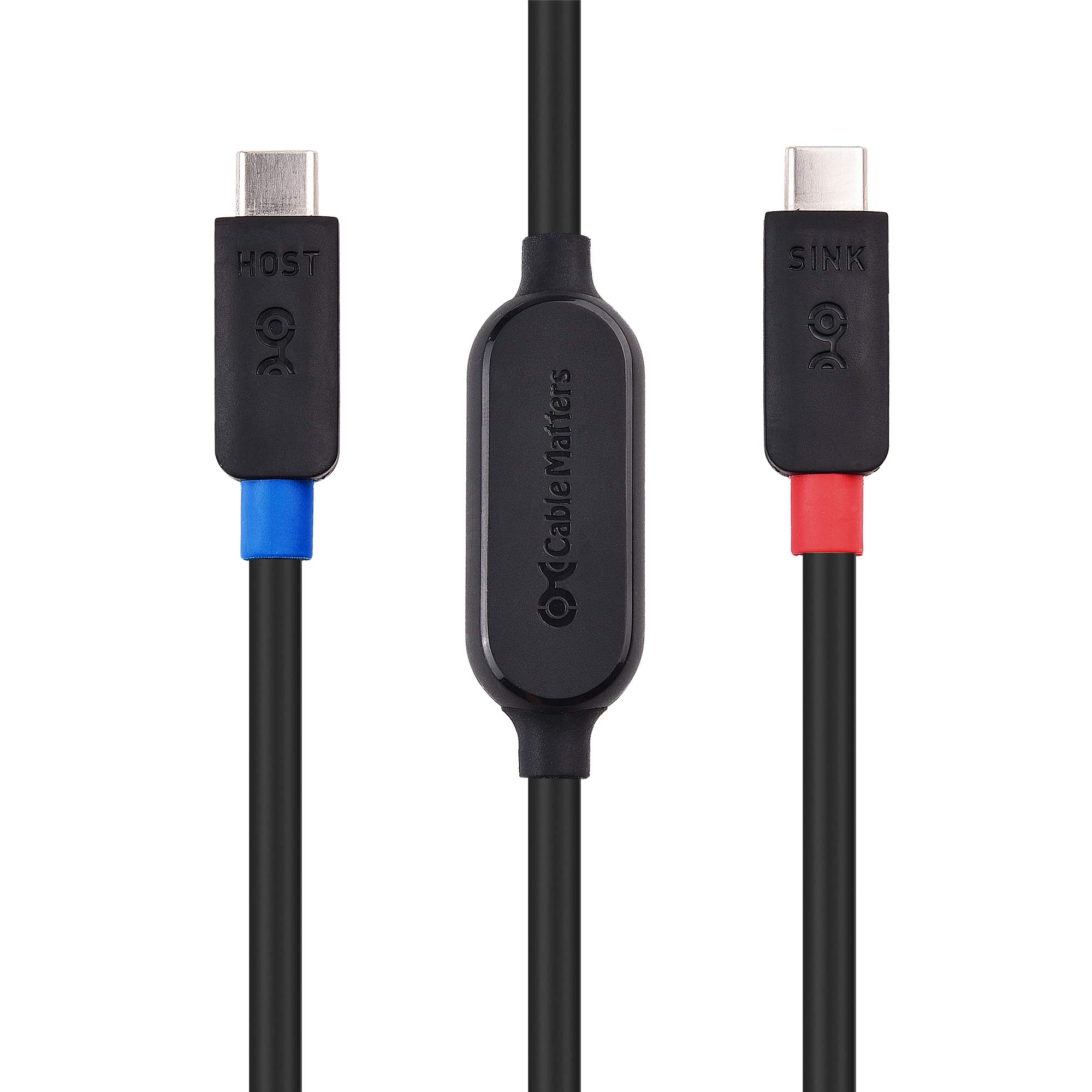 Cable Matters Unidirectional 10Gbps Active USB C Cable 10 ft, Supports Up to [4K@60Hz Video, 60W Charging, 10Gbps Data Transfer] for Apple Vision Pro, Meta Quest 3 VR Headset, Portable Monitor